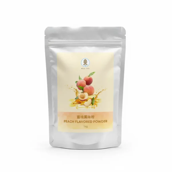 Peach flavored powder